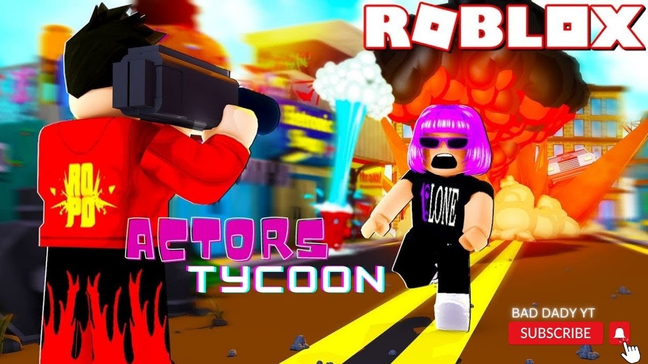 ROBLOX ACTORS TYCOON GAMEPLAY? ( BAD_DADY_YT) - YouTube