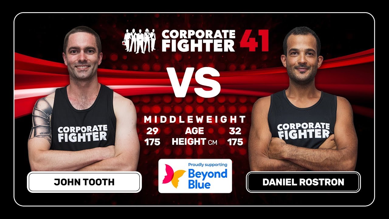 Corporate Fighter 41 - John Tooth v Daniel Rostron - YouTube