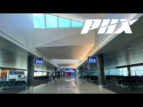 TERMINAL TOUR | PHX Airport Terminal 4 Concourse D Expansion - YouTube
