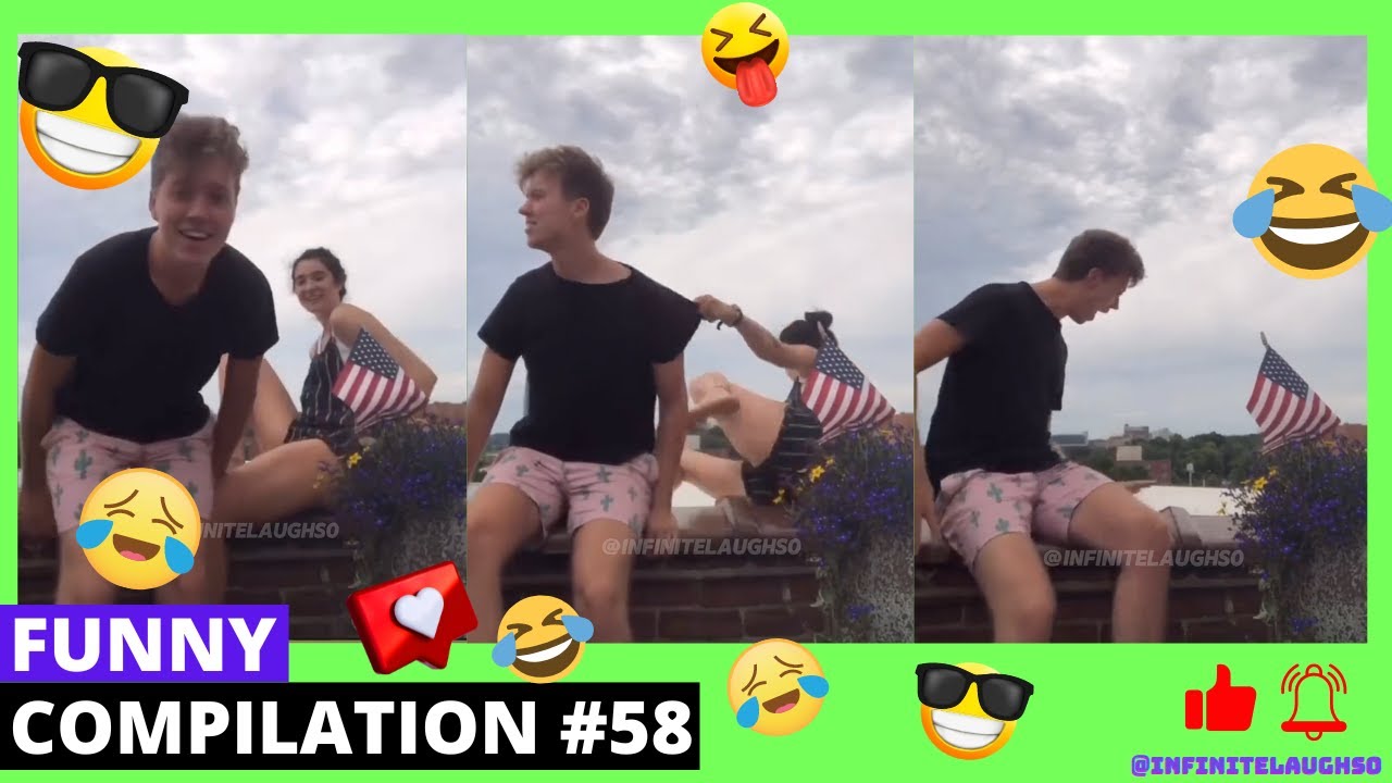 FUNNY PEOPLE😂 COMPILATION FAILS, PRANKS, ANIMALS & VIRAL MEMES #58 ...