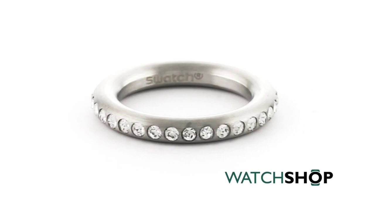 Swatch Bijoux Ladies' Ceramic Ring Size P Deluxe Trio (JRW027-8) - YouTube