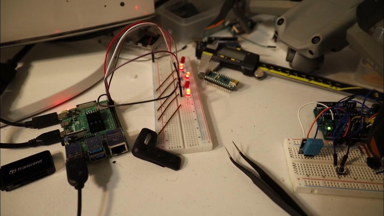 Raspberry Pi Homework Binary Number Counter Youtube