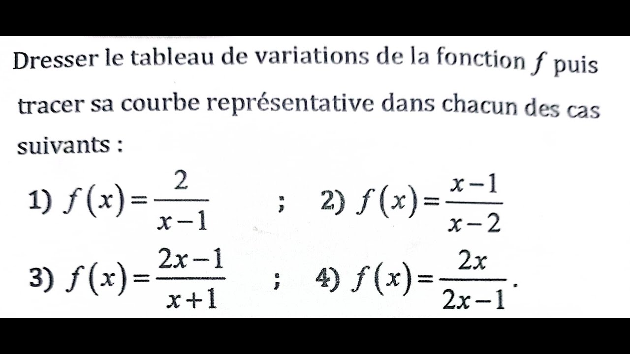 les fonctions Al moufid 1SEx Exercice 25 - YouTube