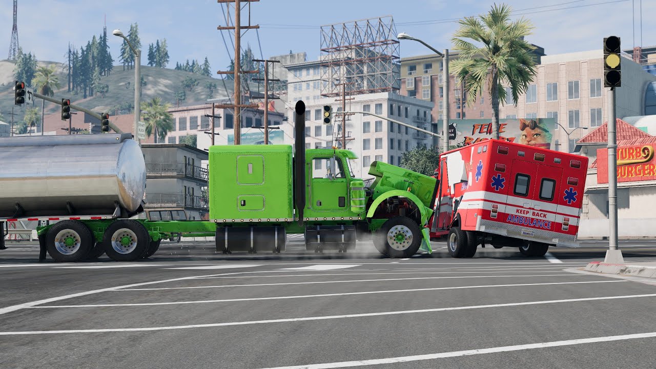The 7 types of city truck crashes - YouTube