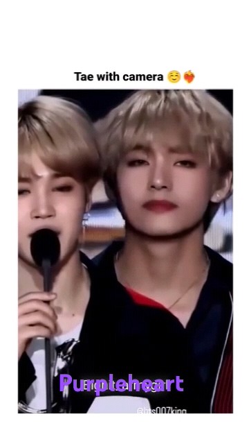 Tae with Camera 📸😚#btsarmy #vkooklover #taekook💚💜🐻🐰 #jk #bts - YouTube