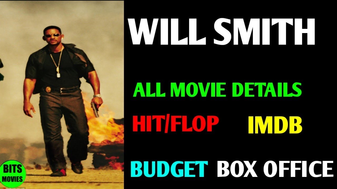 Will Smith All Movies Details|Hit/Flop|IMDB|budget|Box office - YouTube