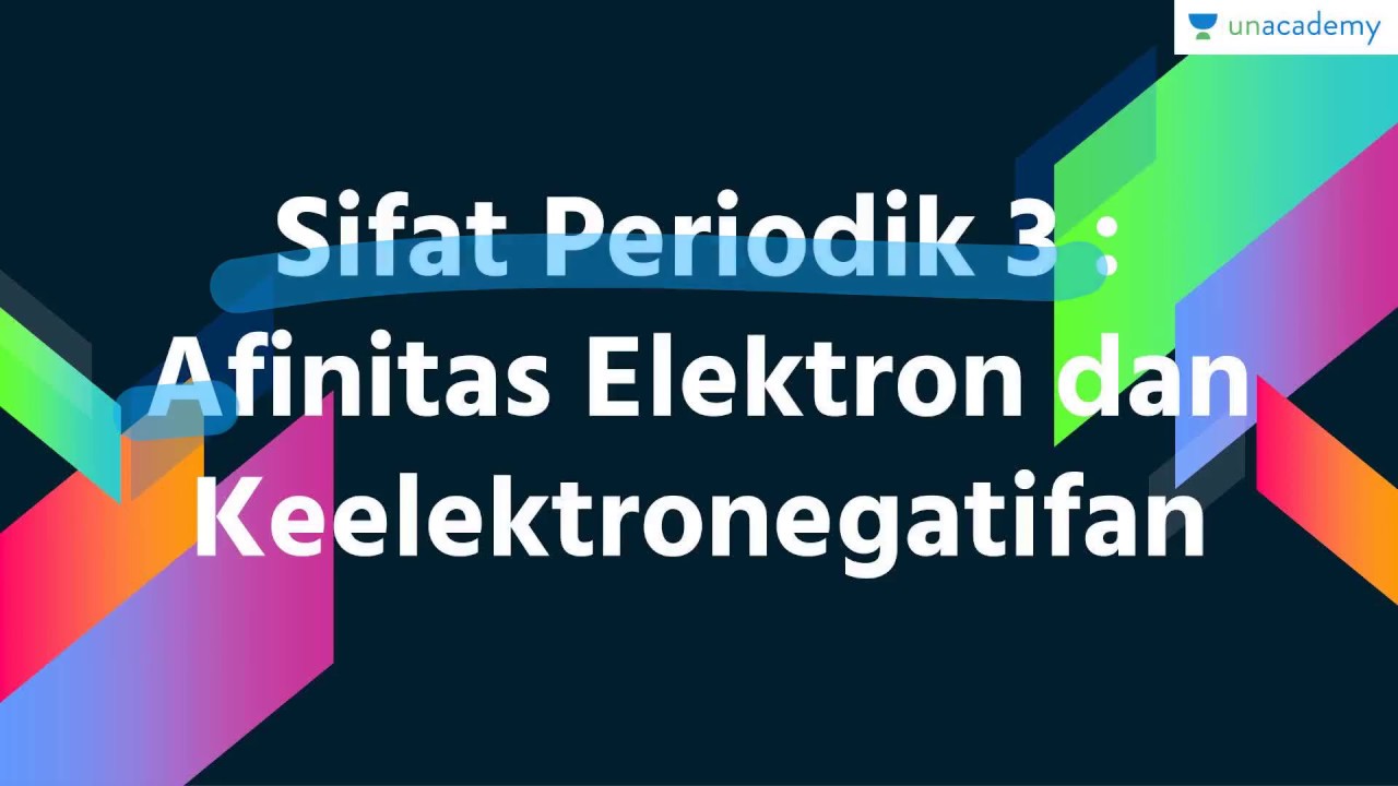Sistem Periodik(Kimia -SBMPTN, UN, SMA): Sifat Periodik 3 (Afinitas ...