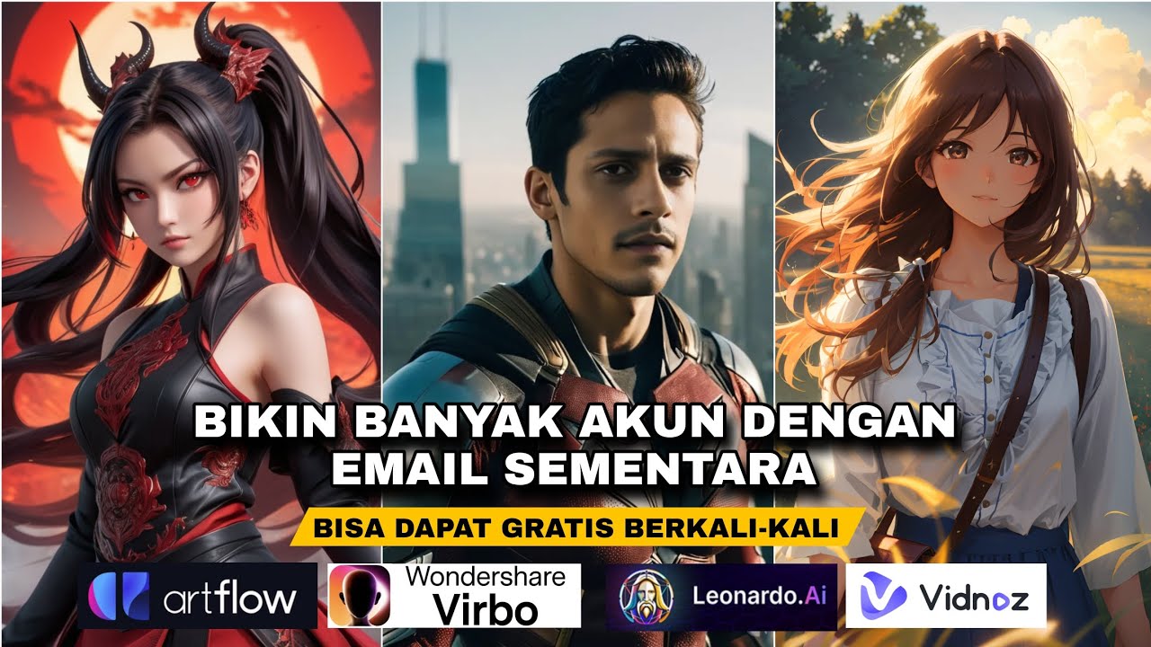 GRATIS CARA MUDAH MEMBUAT BANYAK AKUN DI WEBSITE AI DENGAN EMAIL ...