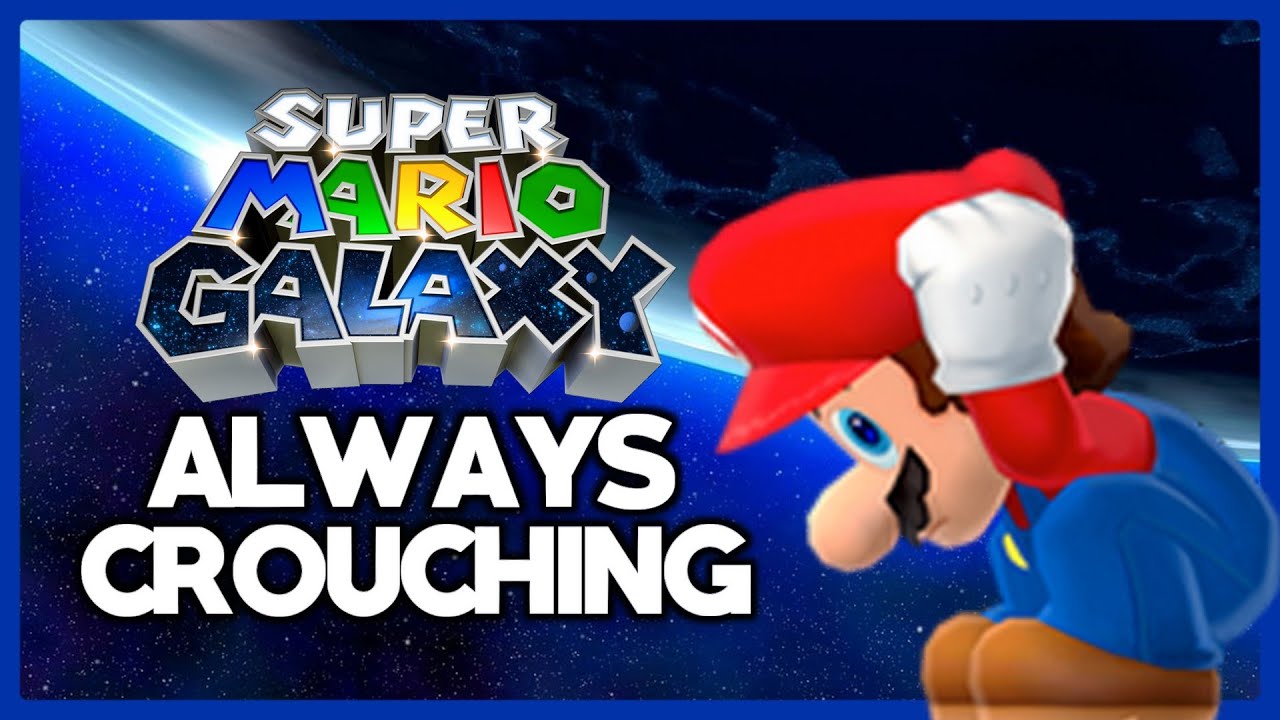 Can you beat Super Mario Galaxy while Always Crouching? - YouTube
