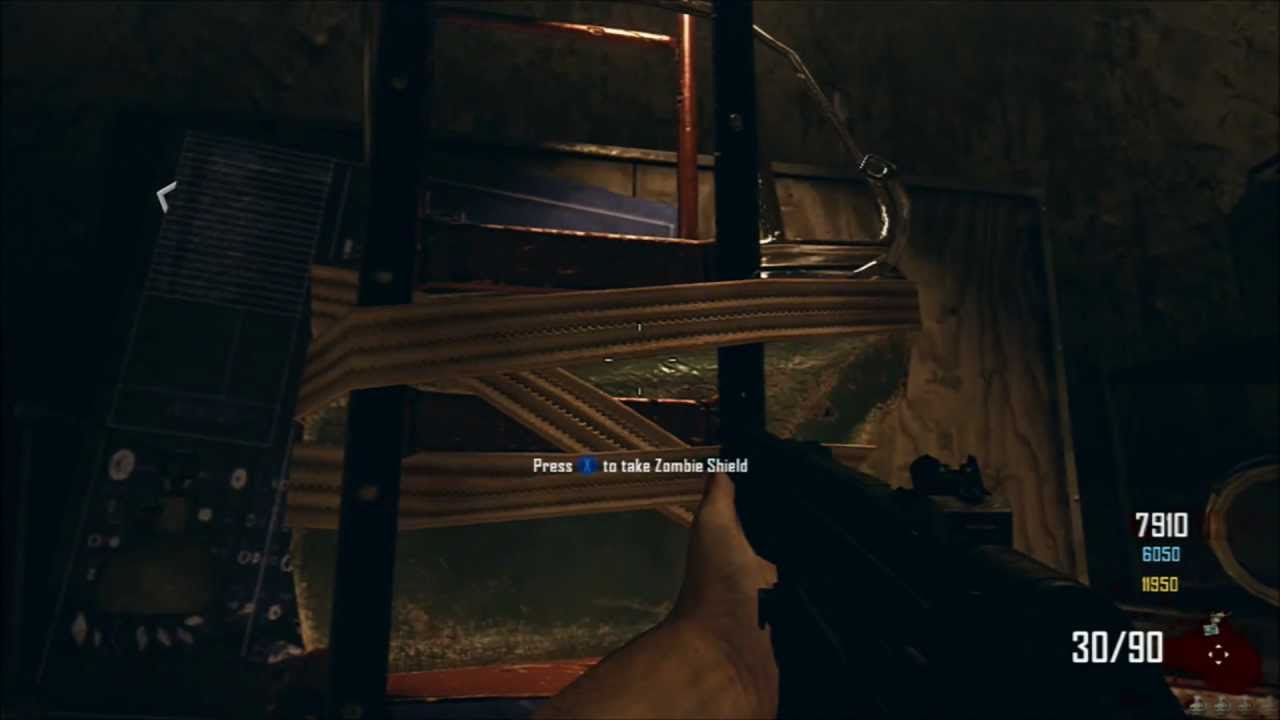 Black Ops 2 Zombies Tranzit: How & Where To Build Zombie Shield - YouTube