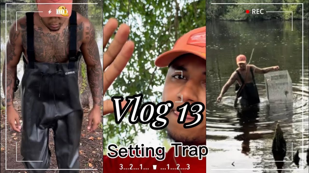 Vlog 13: Setting Trap. Gator ALMOST got me🤯🤯 - YouTube