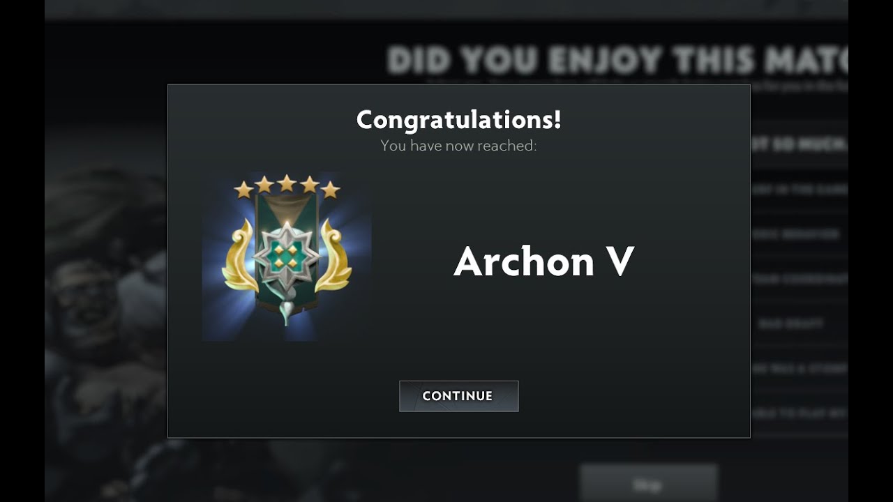Dota 2 - Uncalibrated MMR [Archon V] - YouTube