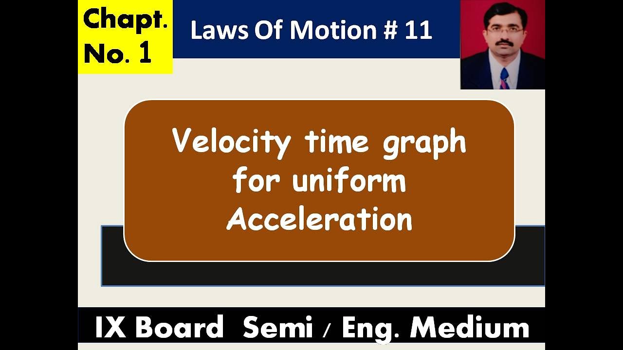 Velocity time graph for uniform acceleration # 11 - YouTube