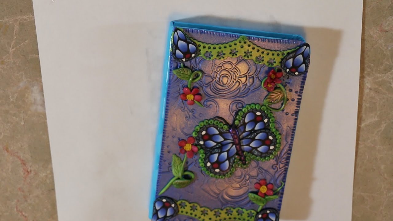 Making of Butterfly Journal Cover (time lapse) - YouTube