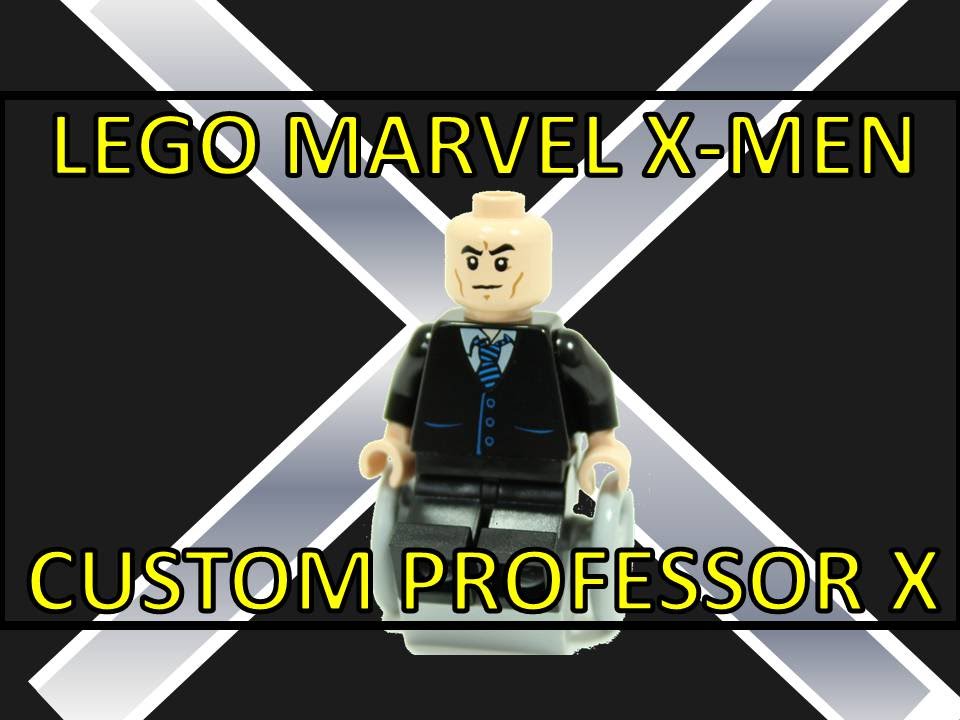 LEGO MARVEL SUPERHEROES X-MEN CUSTOM PROFESSOR X MINIFIGURE - YouTube