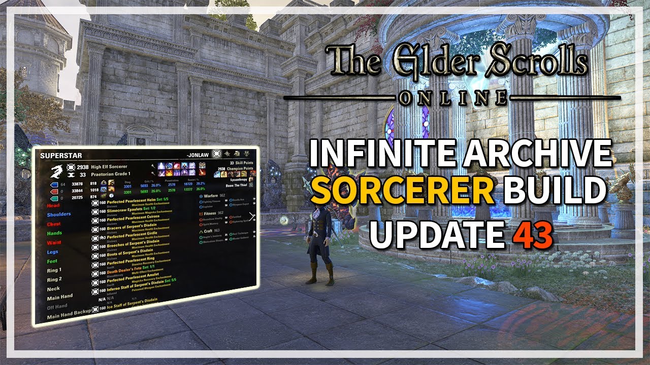 Infinite Archive Sorcerer Build for High Arcs in Update 43 | The Elder ...