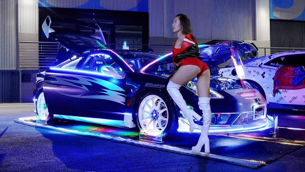 LA's Most Insane Underglow Car Show | Hot Import Nights - YouTube
