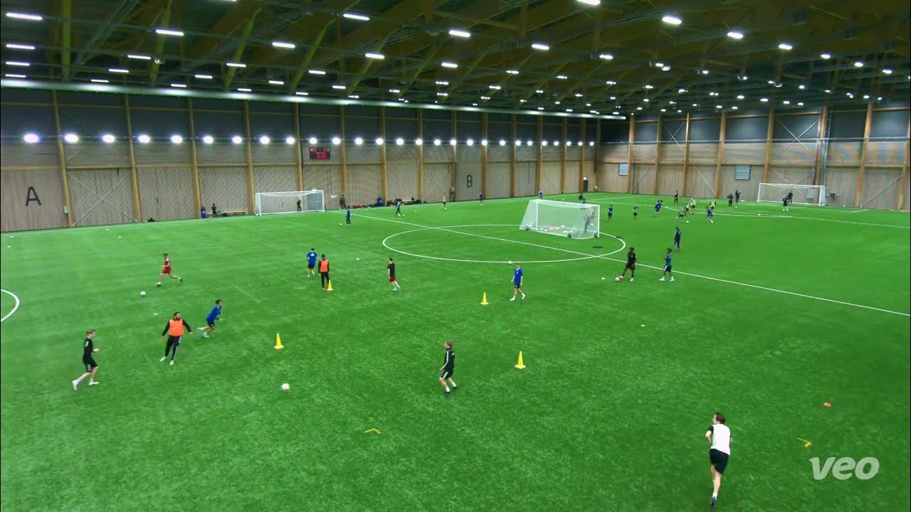 Rotational Passing Combinations With Overlap Third Man Runs - YouTube