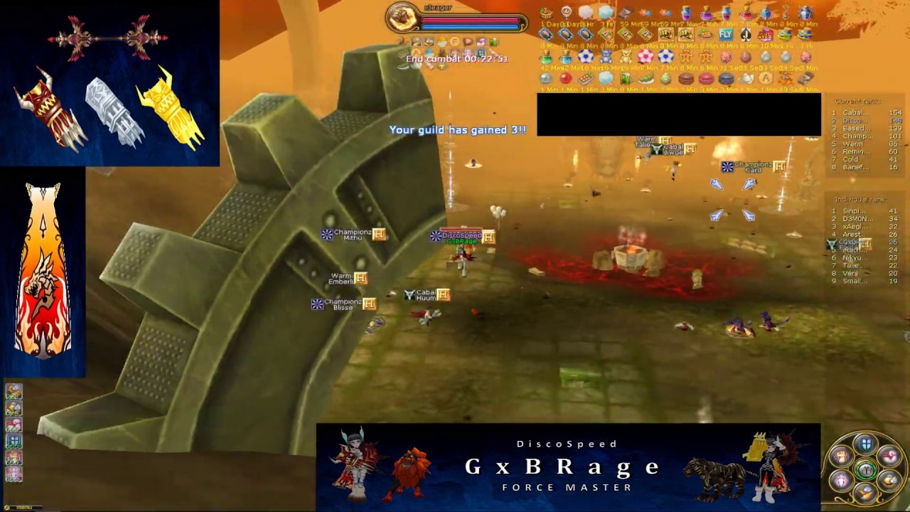 Flyff Aibatt Guild Siege 11/01/2020 GxBRage POV - YouTube