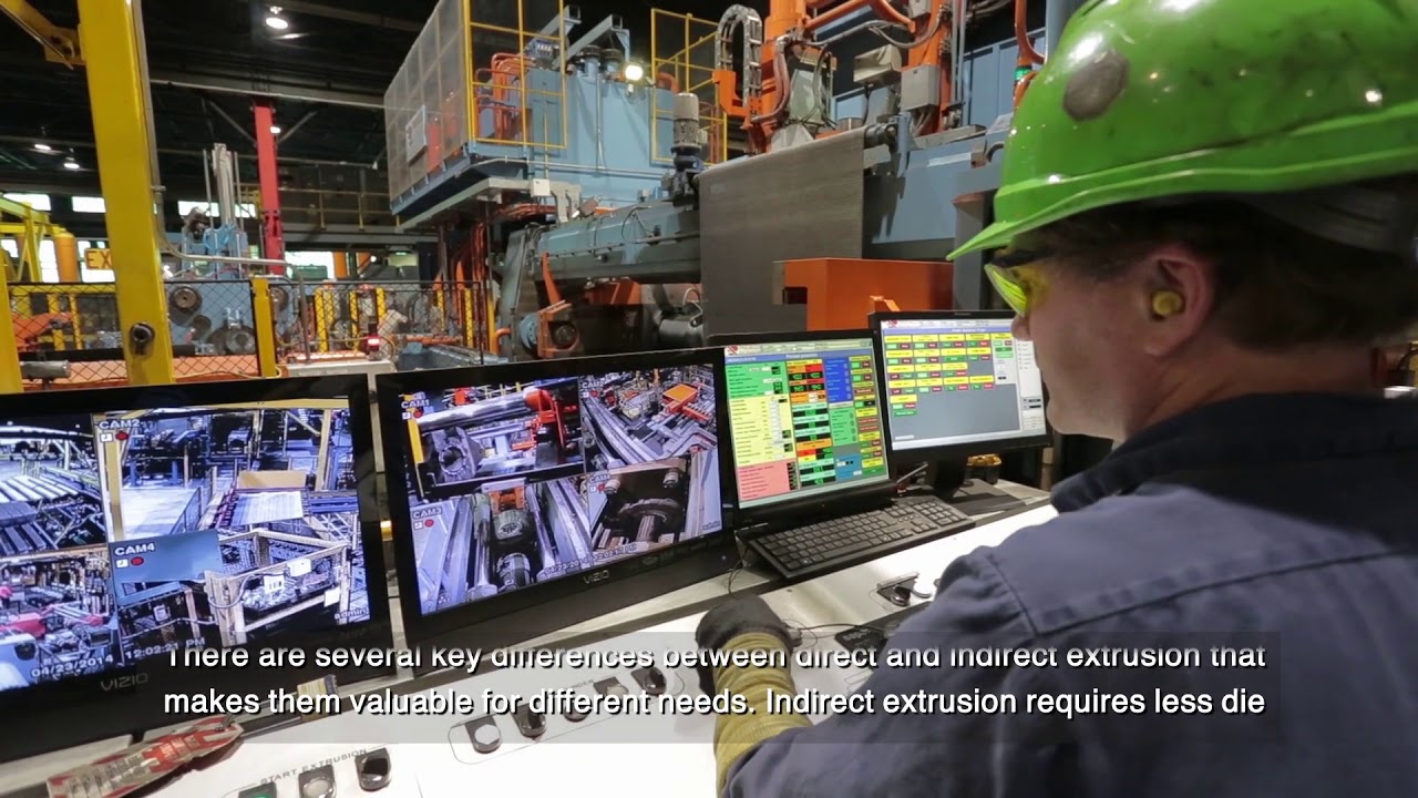 Aluminium casting and extrusion - YouTube