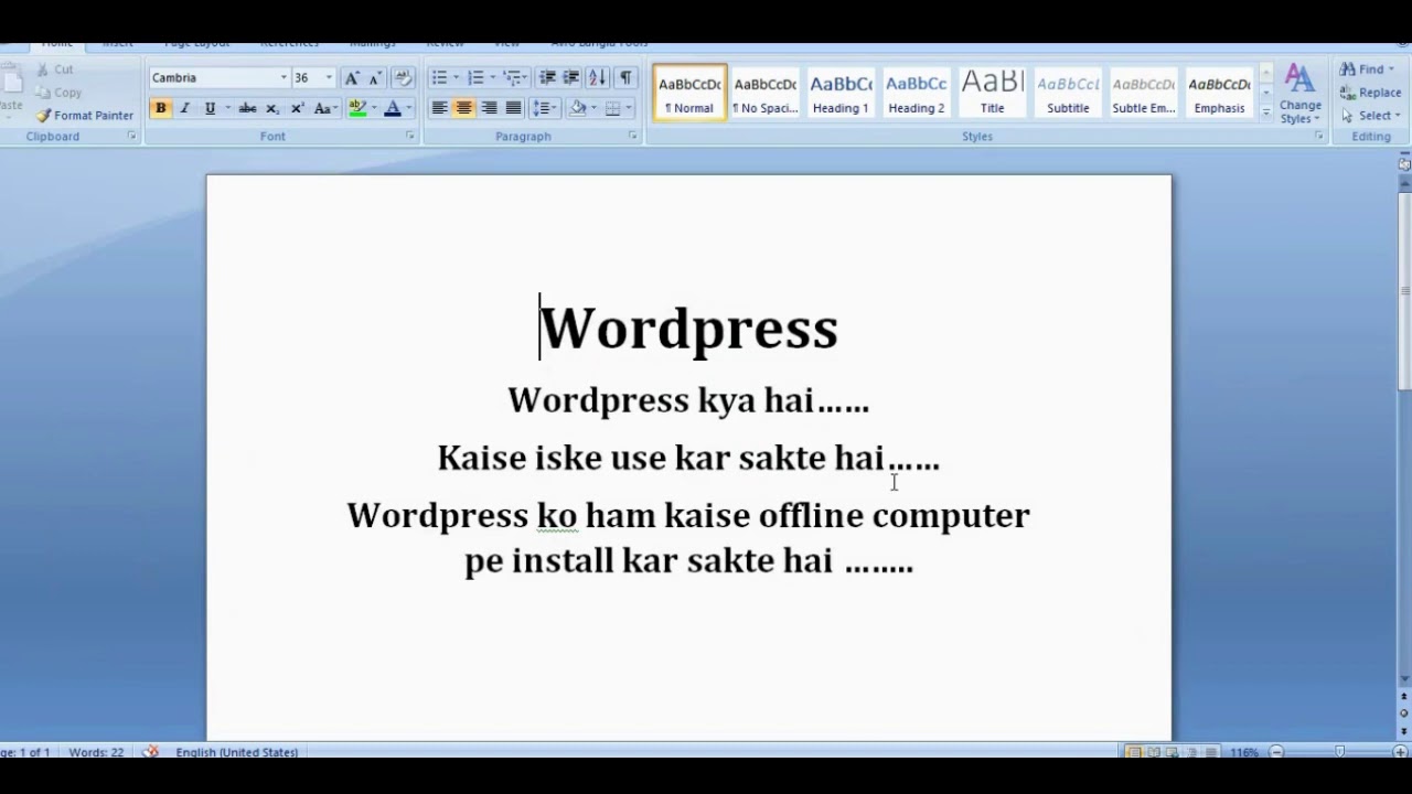 WordPress Installation Offline YouTube wordpress-installation-offline-youtube