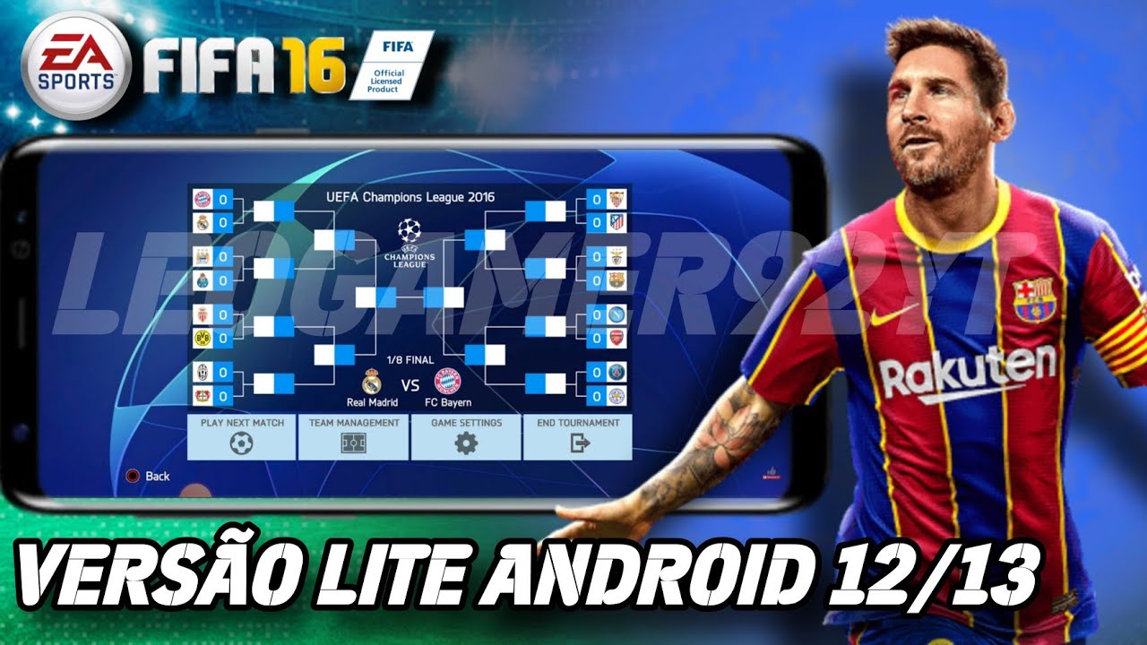 FIFA 16 MOD LITE ANDROID | FIFA 16 MOD FIFA 24 ANDROID OFFLINE - YouTube