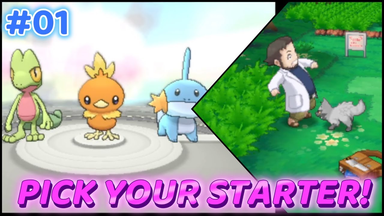 Pokemon Omega Ruby Part 1 | Pick Your Starter Pokemon! - YouTube