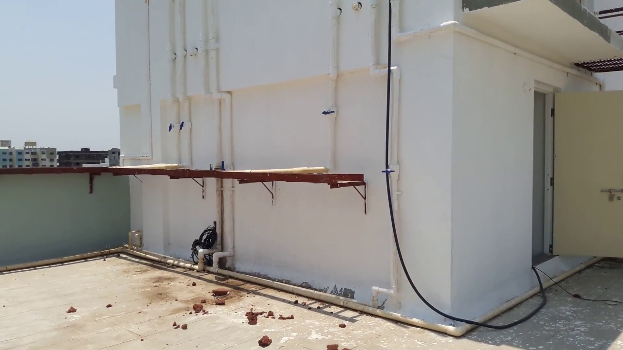 terrace pipe fitting - YouTube