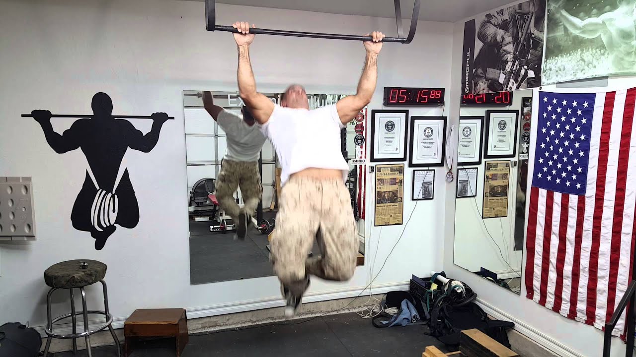 221lbs, 100 deadhang pull-ups in 12:30 minutes - YouTube
