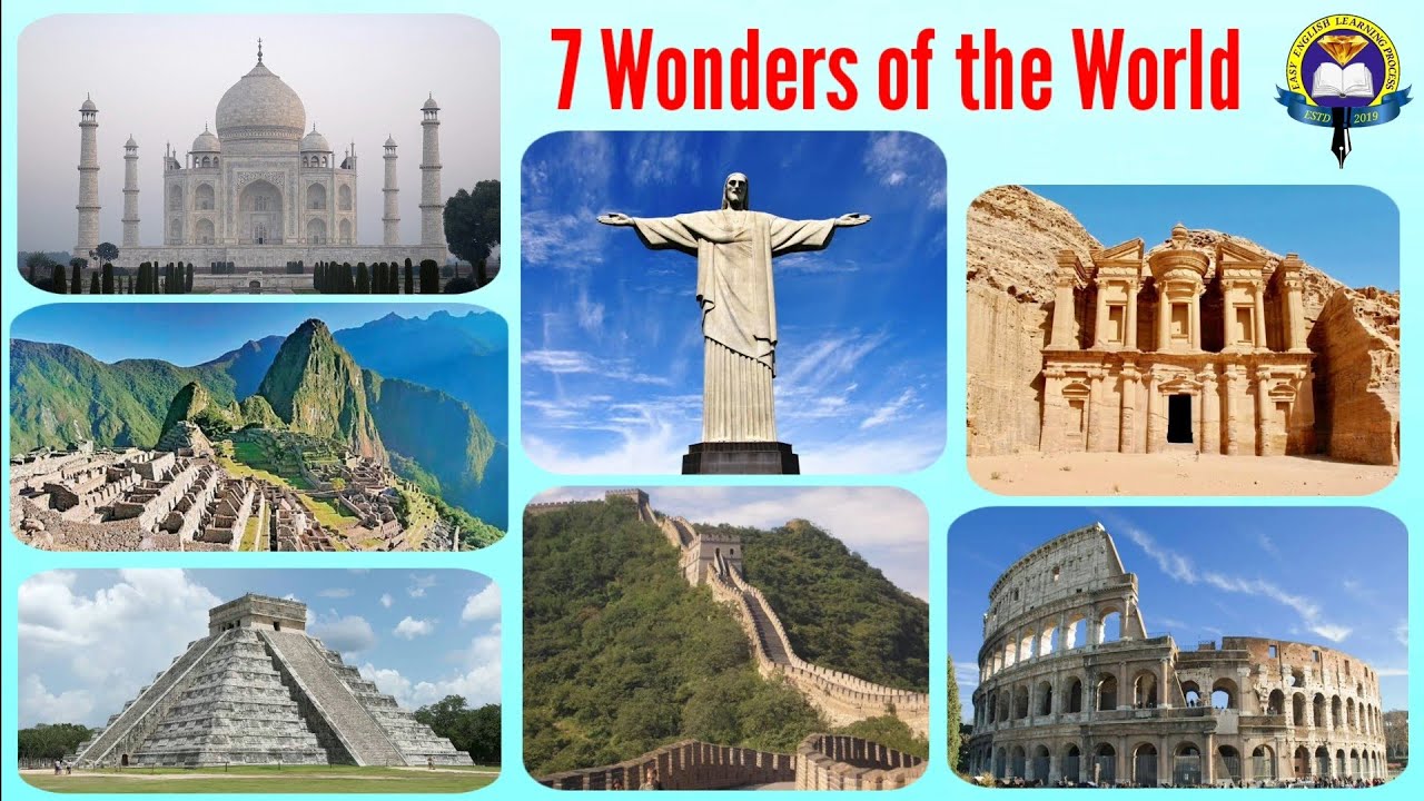 7 Wonders Of the World | Know About The World | Easy English Learning ...