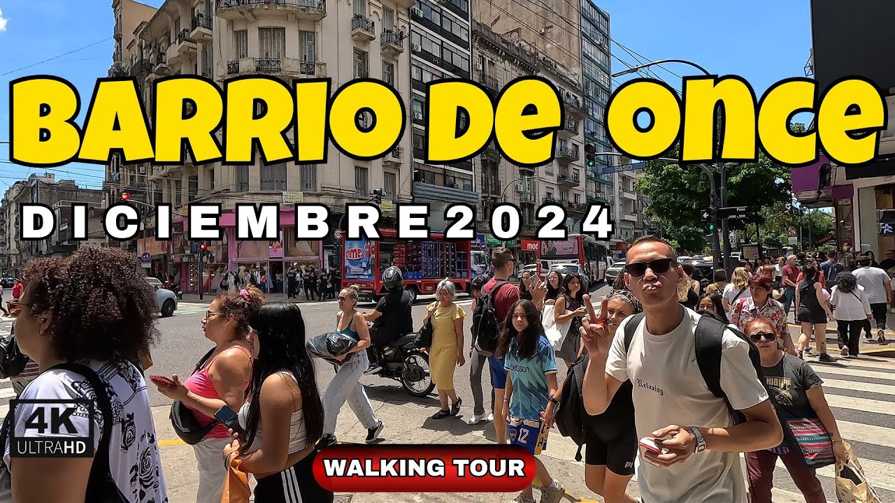 Paseo por el BARRIO de ONCE Diciembre 2024 | COMO NUNCA LO VISTE - YouTube