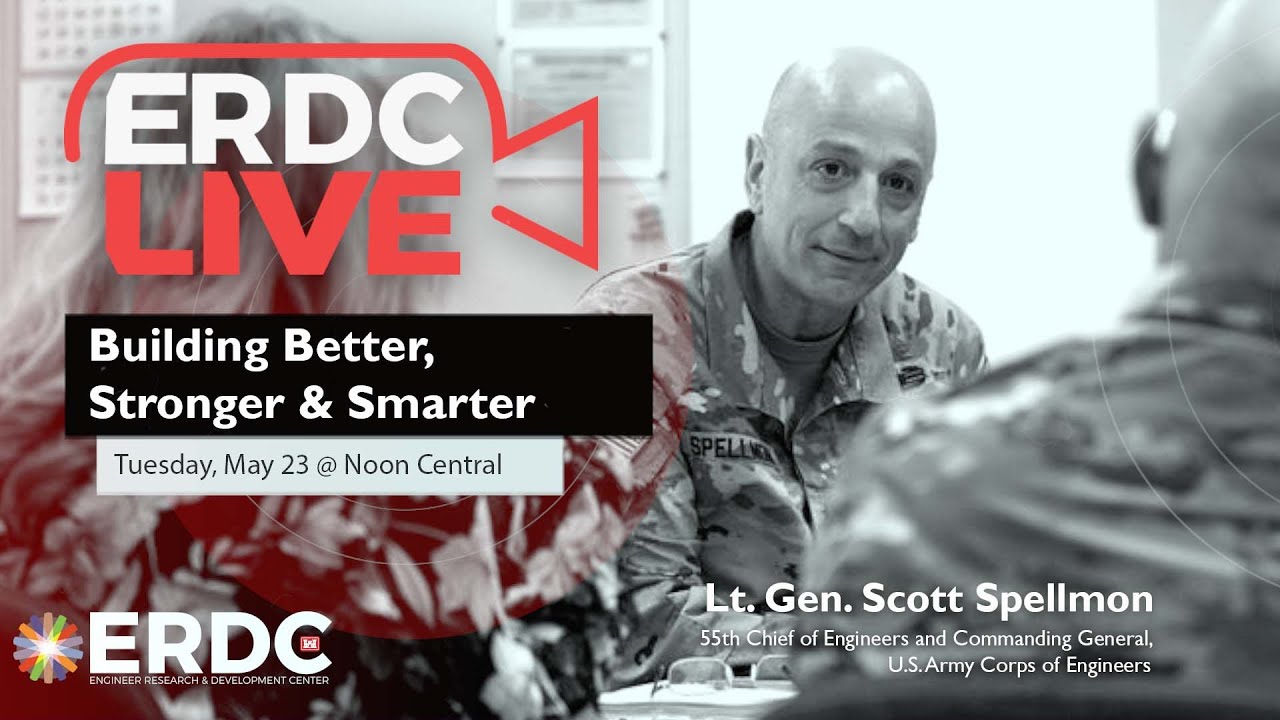ERDC LIVE | Building Better, Stronger & Smarter - YouTube