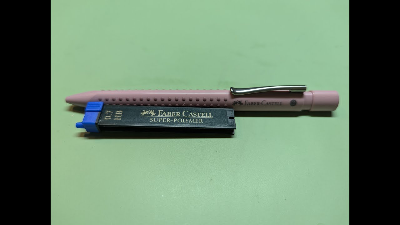 Faber-Casteell Mechanical Pencil and Faber-Castell HB Lead - YouTube