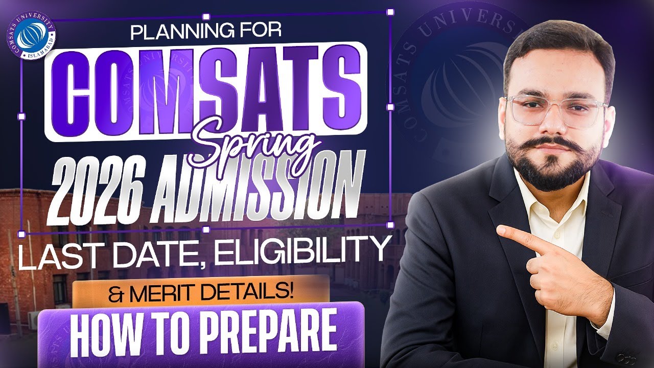 COMSATS University Spring Admission 2026 I COMSATS Spring Admission ...