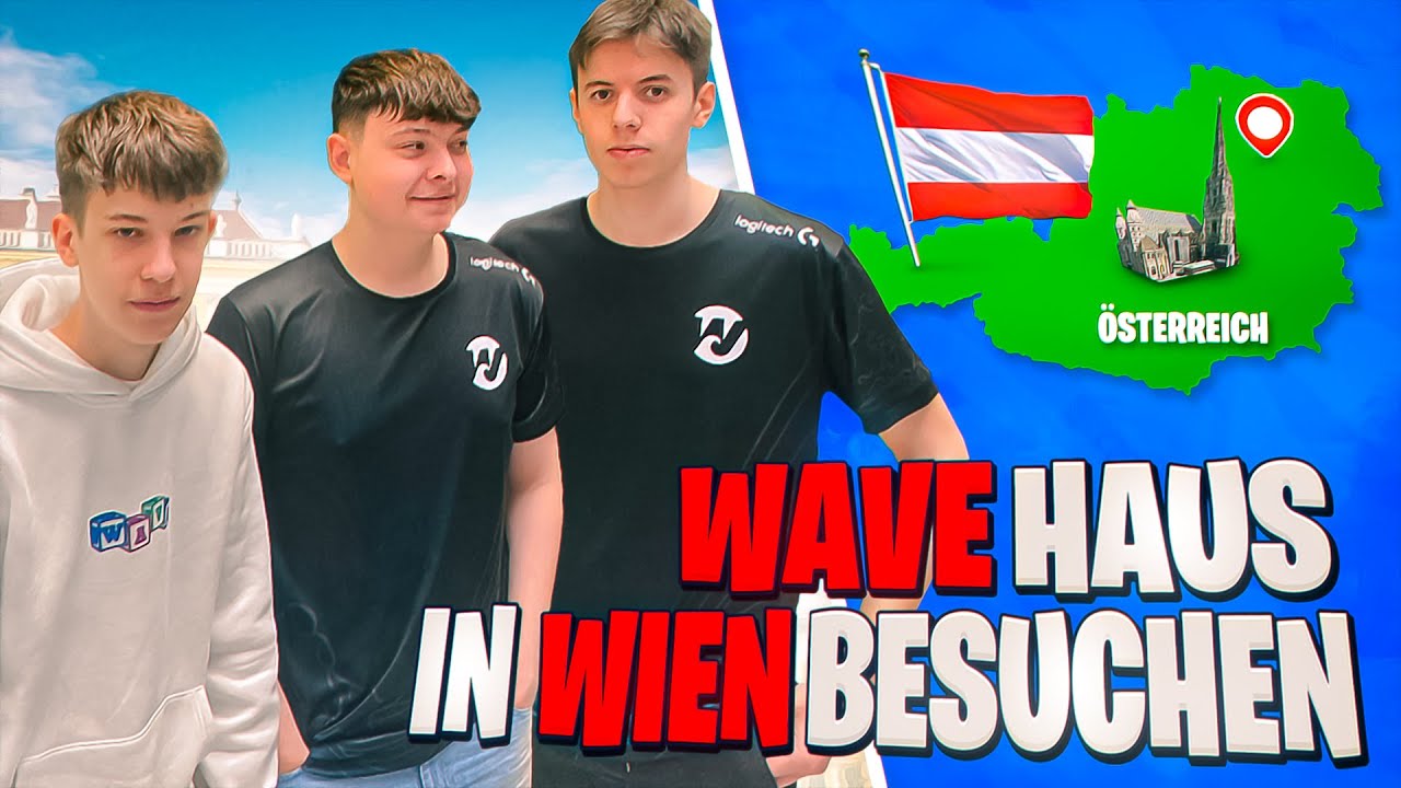 mit NOAHREYLI, JANNISZ und VADEAL das WAVE HAUS in WIEN besuchen 😍 ...
