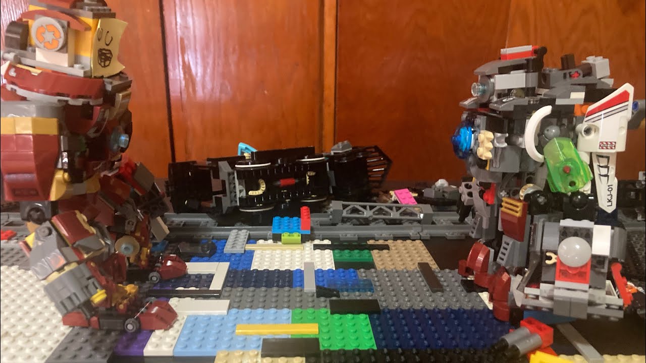 Lego mech fight (Lego stop motion) - YouTube