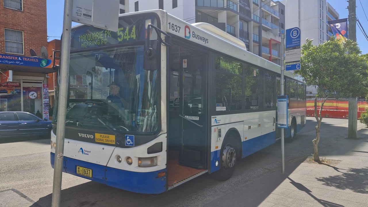 Vlog 379: Busways North West- Route 544 Auburn Station to Macquarie ...