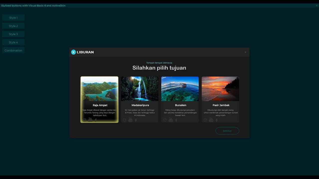 Vb6 Tutorial Vb6 Modern Ui And Unlimited Styled Buttons With 8179