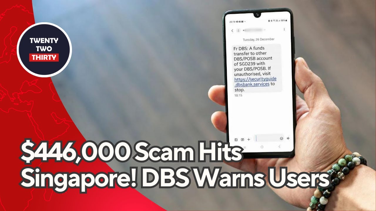 Beware of Scam SMSes: 219 People Lose $446,000 in Just 2 Weeks - YouTube