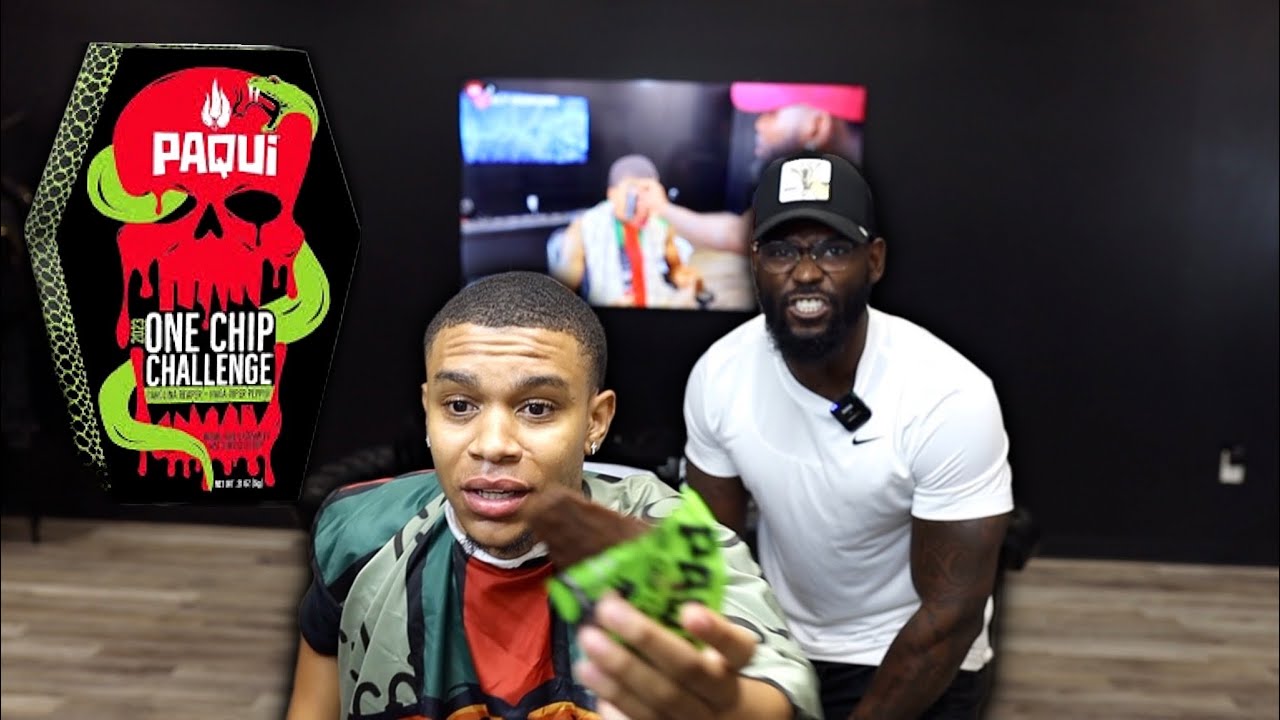 One Chip CHALLENGE vs Client. He ate TWO hot chips - YouTube