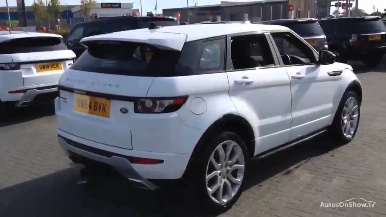 LAND ROVER RANGE ROVER EVOQUE SD4 DYNAMIC WHITE 2015 - YouTube