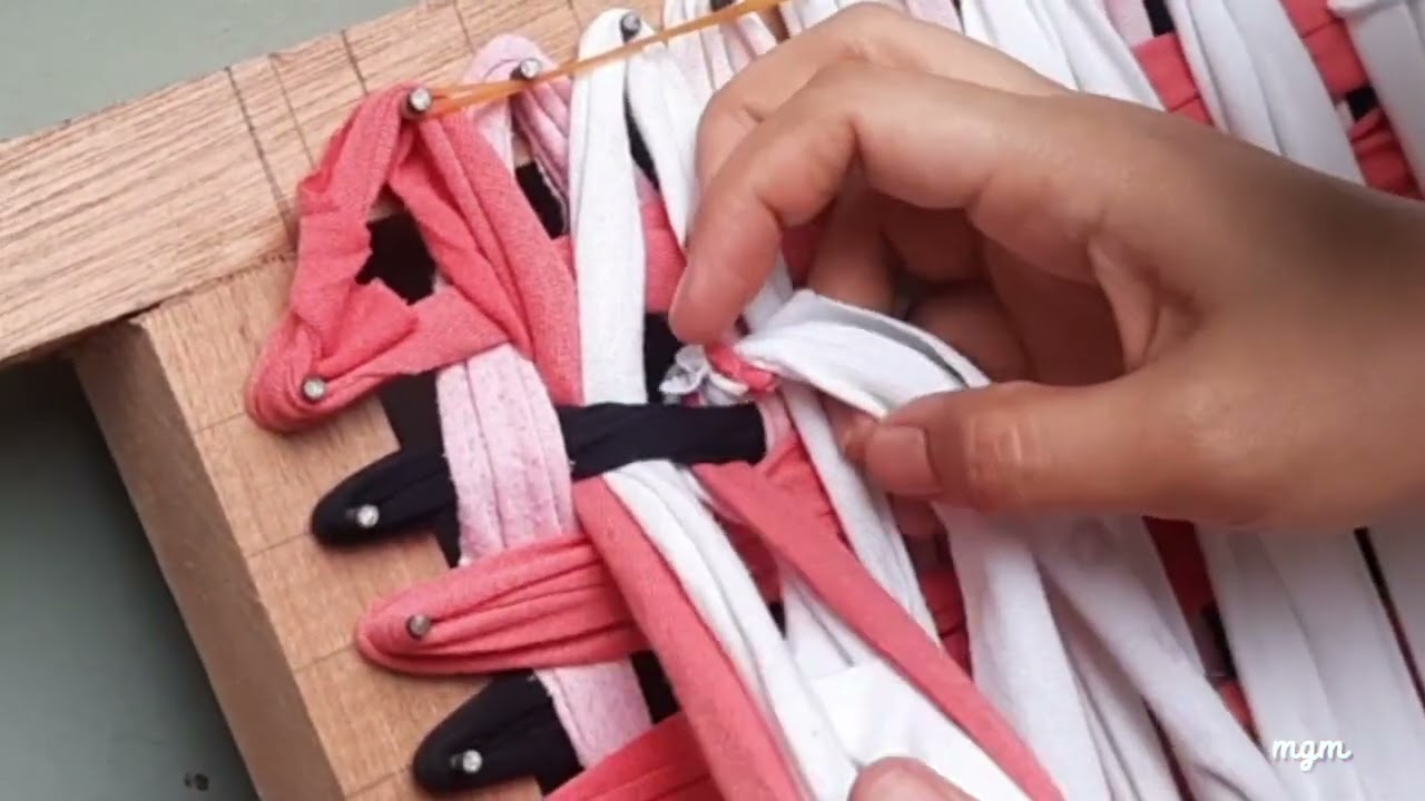 Doormat Making Tutorial | How-to Video | Livelihood | Feeling-erang Vlogger - YouTube