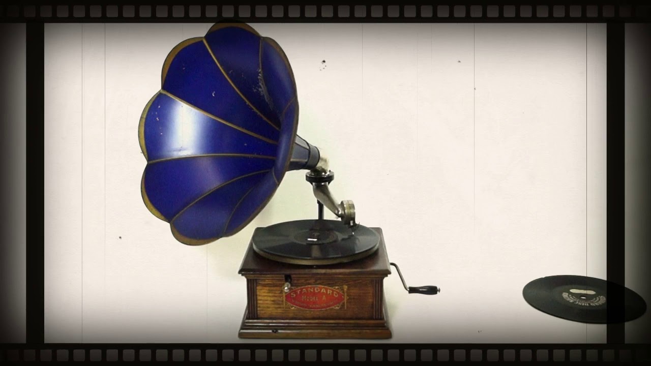 Standard Talking Machine Model A Grammophon. - YouTube