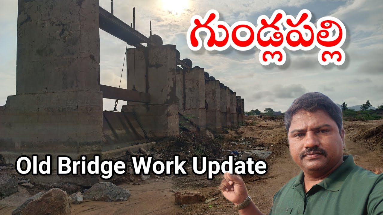 Gundlapalli Hagari River Bridge Work Update Veparalla Cross Bridge Youtube
