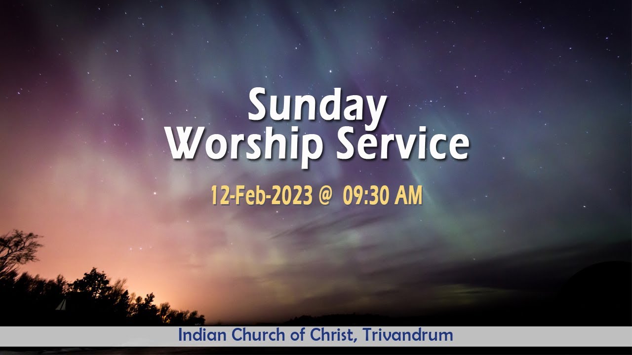 SUNDAY WORSHIP SERVICE | 12 FEB 2023 - YouTube