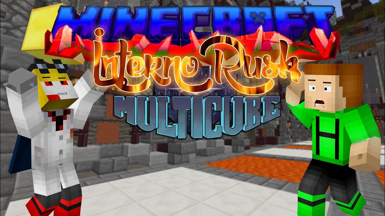 Minecraft Minigame - MultiCube's Inferno Rush - w/ Kai & Henry - YouTube