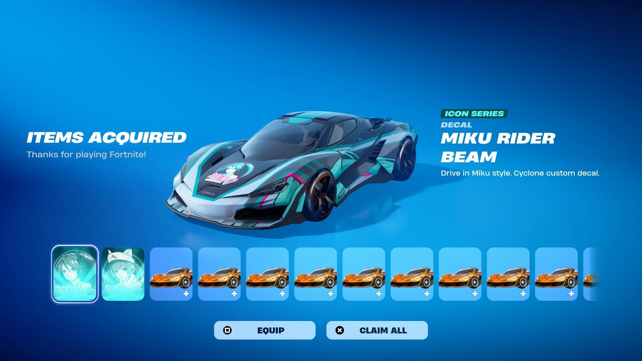 How To Get Hatsune Miku Cyclone Bundle NOW FREE In Fortnite (Unlocked ...