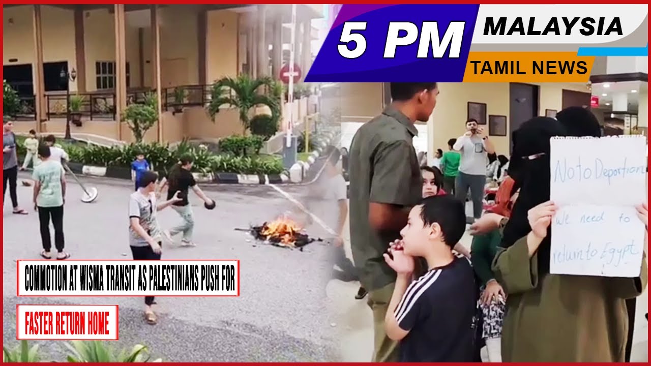MALAYSIA TAMIL NEWS 5PM 05.01.25 Commotion at Wisma Transit as ...