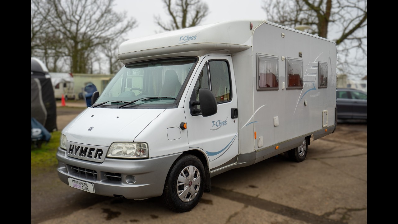 Hymer T655 4 Berth & 4 Seat Belts German built Motorhome with Fixed ...