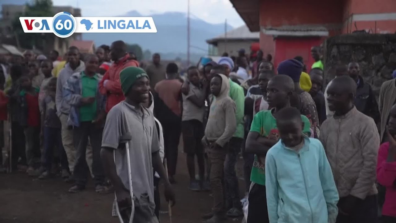 VOA60 Lingala 15 sanza ya mitano 2023 - YouTube